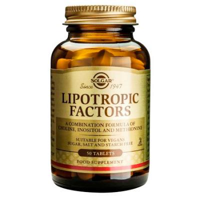Comprar SOLGAR Factores Lipotrópicos (50 comp) a precio online