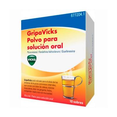 VICKS GRIPAVICKS POLVO PARA SOLUCION ORAL (10 sobres) | Farmacia Online ...
