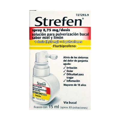 Comprar RECKITT BENCKINSER STREFEN SPRAY 8,75MG PULVERIZACIÓN BUCAL ...