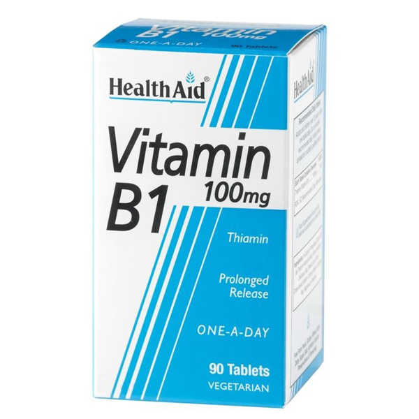 HEALTH AID Vitamina B1-Tiamina 100mg (90comp) » Farmacia Soler - Tienda ...